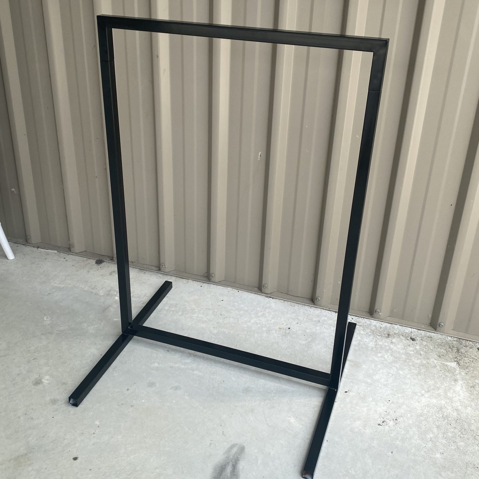 Black Signage Stand - Small - The Pretty Prop Shop - Auckland Wedding ...
