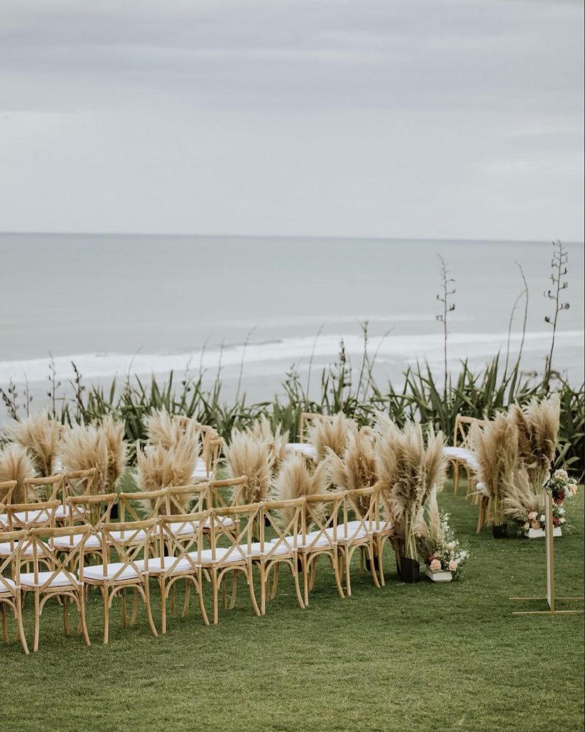 Wooden Cross Back Chair - Whitewash - The Pretty Prop Shop - Auckland ...