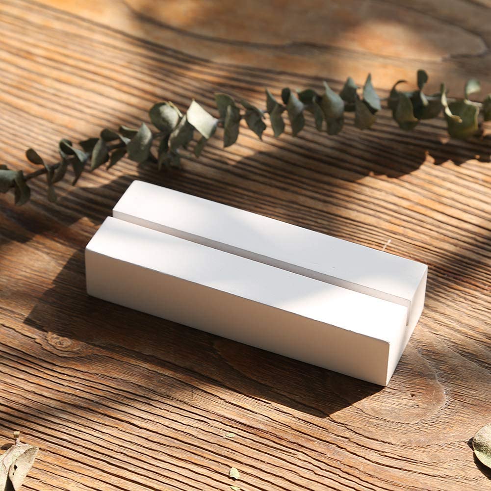 Wooden Sign Holder - White - The Pretty Prop Shop - Auckland Wedding ...