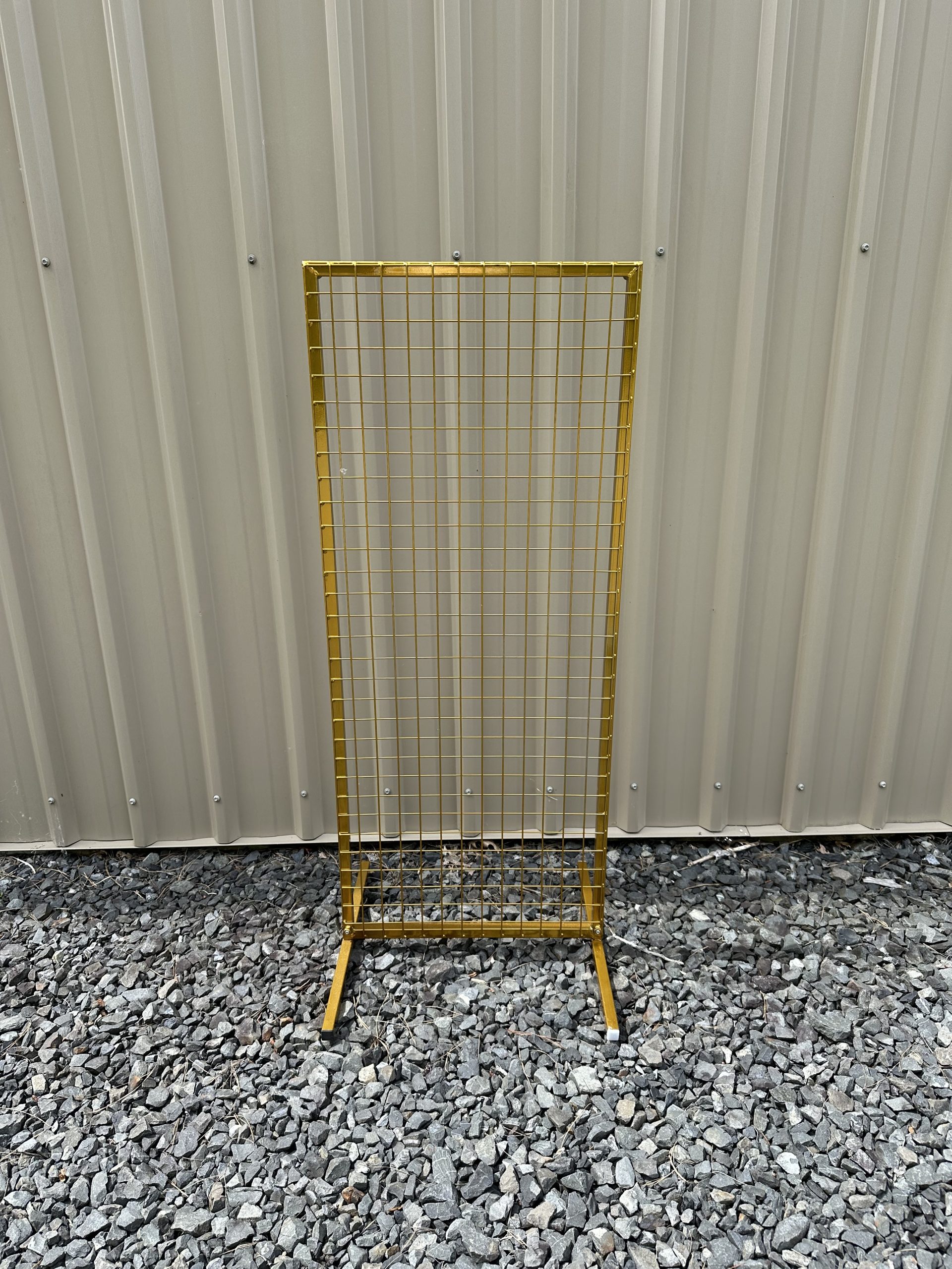 Square Mesh Frame Gold - Small - Wedding & Event Hire Auckland ...