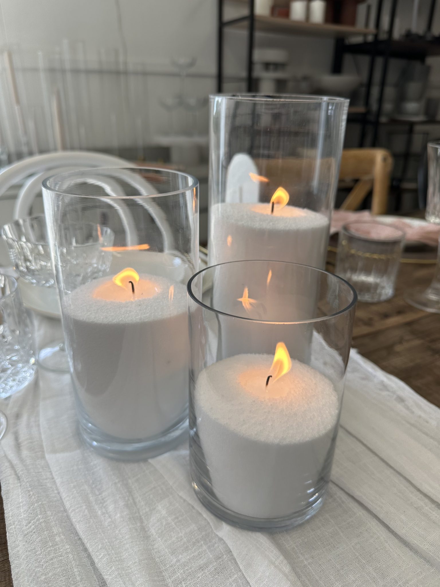 Sand Candle - Assorted Sizes - Wedding & Event Hire Auckland | Wedding ...